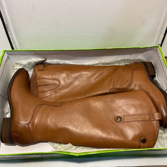 Sam Edelman | Shoes | Sam Edelman Penny Whiskey Leather Equestrian Zip ...